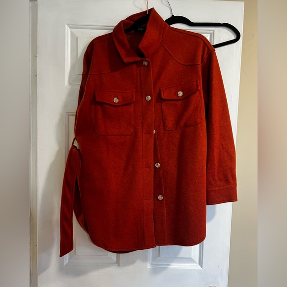 Amazon | Jackets & Coats | Zesica Rust Colored Shacket | Poshmark